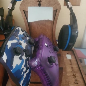Personalized Controller Stand, Headphone Holder, Boyfriend Birthday ...