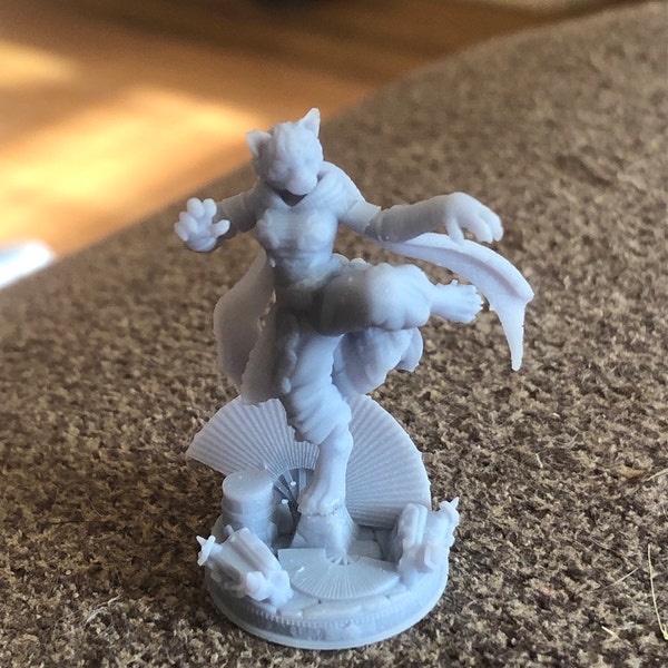 Female Tiefling Warlock Miniature - Etsy