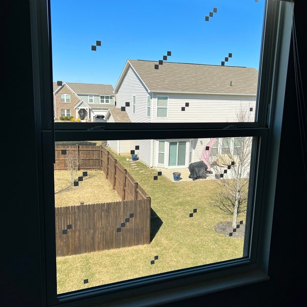 Pixelized Window Decals | Minecraft Style | Video Game | Vinyl Stickers ...