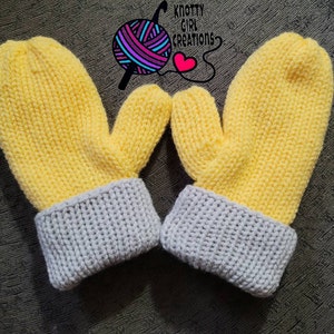 Family-sized Knitting Machine Mittens addiexpress or Sentro Circular ...