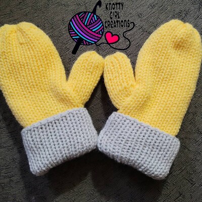 Family-sized Knitting Machine Mittens addiexpress or Sentro Circular ...
