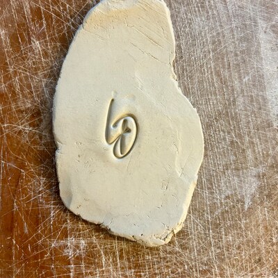 Personalized Ceramic Stamp, Custom Pottery Stamp, Pottery Signature ...