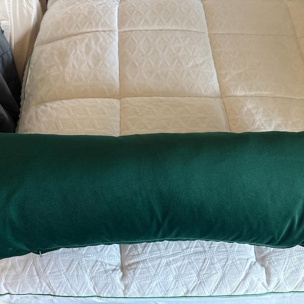 Extra Long Lumbar Pillow Cover, Copper Bronze Velvet Throw Pillow, All ...