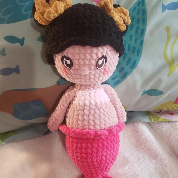 The Original Merbabies Amigurumi Pattern, Crochet Merbaby Plushie ...