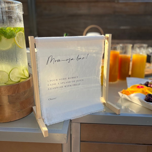 Mini Bar Sign With Stand/ Semi-custom Bar Sign/ Signature Cocktails ...