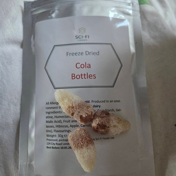 Sci-fi Foods UK Freeze Dried Ice Cream Astronaut Space Food Neapolitan ...