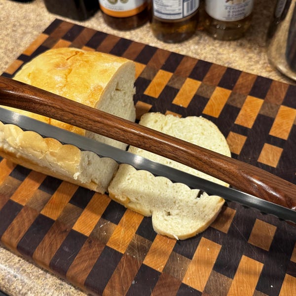 DIY Make Your Own Bread Knife / Knife Kit / Handmade Bread Knife ...