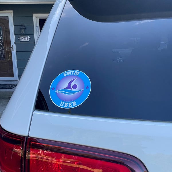 Personalized Swim Team Decal: Car, Laptop, Locker - Etsy
