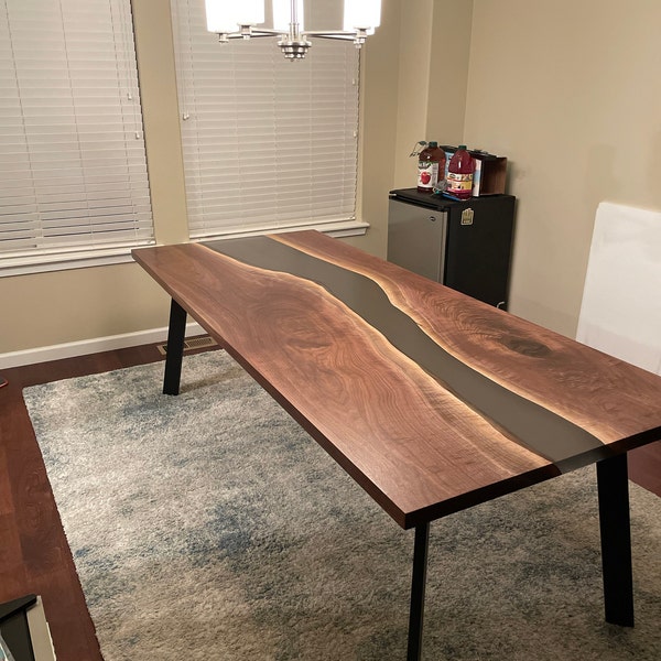 Unique Live Edge Honey Locust Slab With Lots of Character! 140" X 44" X ...