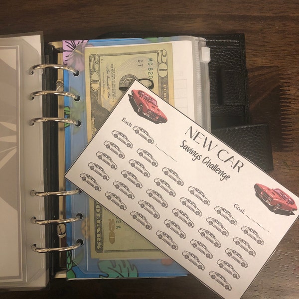 12 Month Savings Challenge Printable, Monthly Saving Tracker Bundle ...