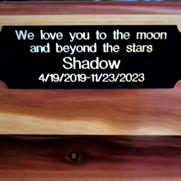 1x3 Custom Engraved Notch Corner Black Brass Plate Picture Plaque Name ...