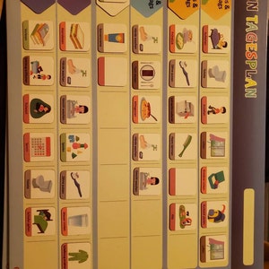 Weekly Schedule for Kids, Weekly Activity Planner, Children Calendar ...