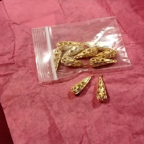 Huge Brass Feather Stamping!! Features a Large Loop on One End and ...