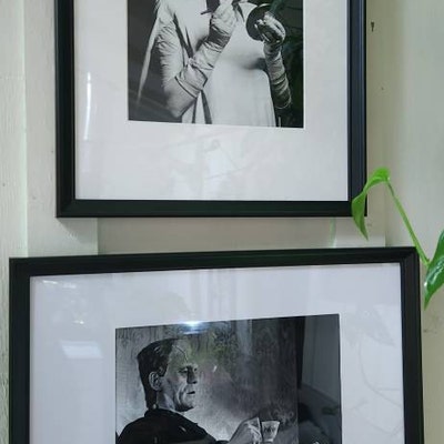 Weird Vintage Photo Print Strange Man Creepy Black and White Wall Decor ...