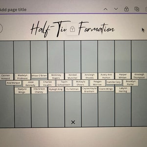 Printable Cheer Handout Templates, CANVA Editable, Athlete Paperwork ...