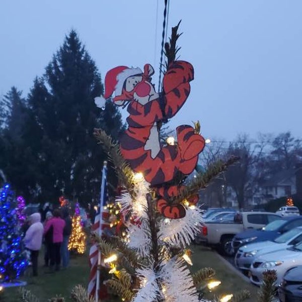 Terrified Tigger-ific Tree Topper - Etsy