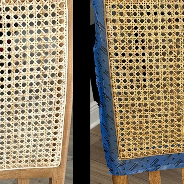 Natural Straw Mat Rattan Weave Cane Webbing Sheet Cabinet Furniture ...