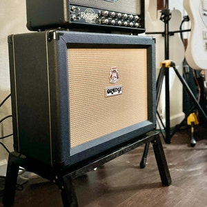 Deluxe Amp Stand Black Beauty, Custom Made Solid Wood Guitar Amplifier ...