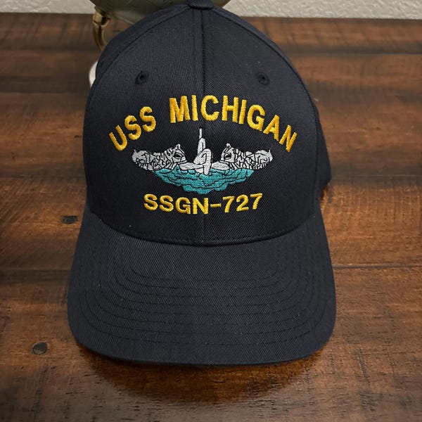 Navy Submarine Command Hat, Flexfit Ball Cap, Boat Hat, Enlisted ...
