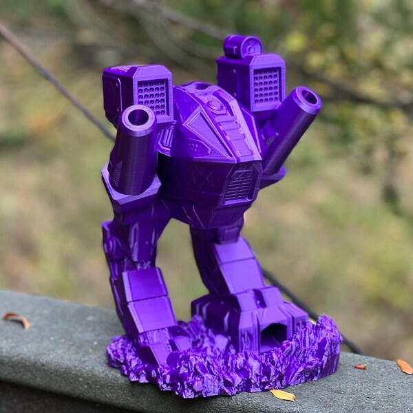 Battle Mech Dice Tower - Mech Themed Dice Tower for Tabletop Games Like ...