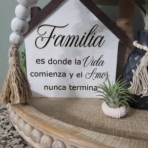 Farmhouse Signs, Living Room Decor, Wood Signs,spanish Home Decor, Home ...