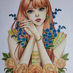 Pure Coloring Page for Adults Grayscale Coloring Page Instant Download ...