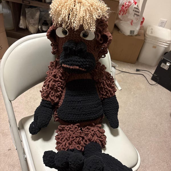 Sasquatch Crochet Pattern, Bigfoot, Amigurumi, Yeti, Handmade Doll ...