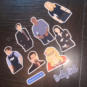 Criminal Minds Cast Sticker Pack - Etsy