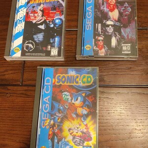 Custom printed Sega CD Terminator manual & case insert see | Etsy