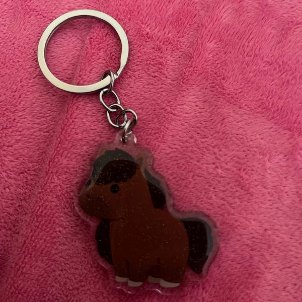 Rainbow Stag Beetle Green Insect Bug Keychain Cartoon Chibi Pet Art ...