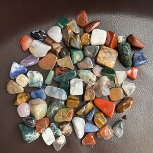 Assorted Mix Tumbled Stones: SMALL MEDIUM or LARGE Sizes - Etsy