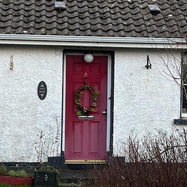 Engraved Blue Ceramic Wall Tile Address Sign 100mm X 200mm - Irish ...