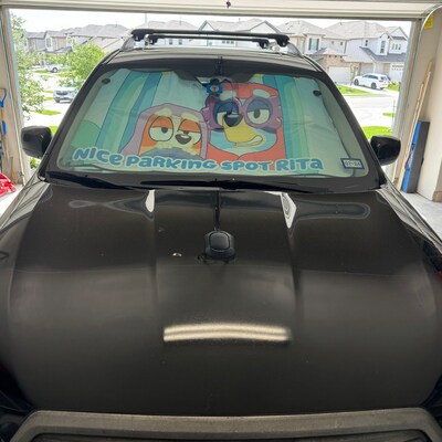 Bluey Auto Sunshade Car, Cartoon Car Sunshade, Bluey Car Sunshade ...