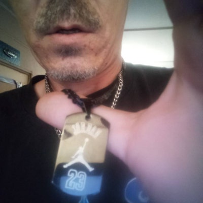 Jordan Jumpman Logo Dog Tag Cool Stainless Steel Pendant With Ball ...