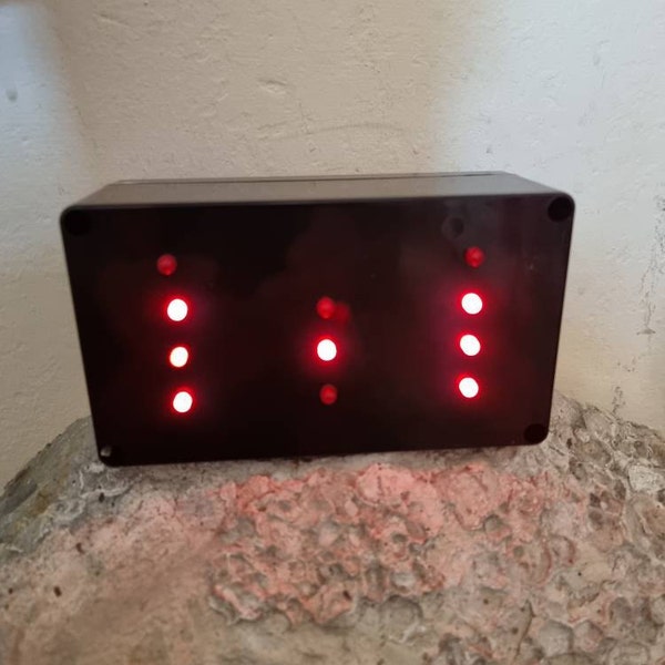 Simple Binary Clock Kit Etsy 