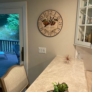 Personalized Italian Kitchen Clock - Etsy