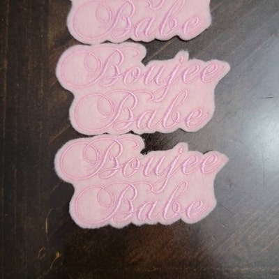 2 Iron on BLOCK ALPHABET Letters Custom Embroidered Denim & Leather and ...