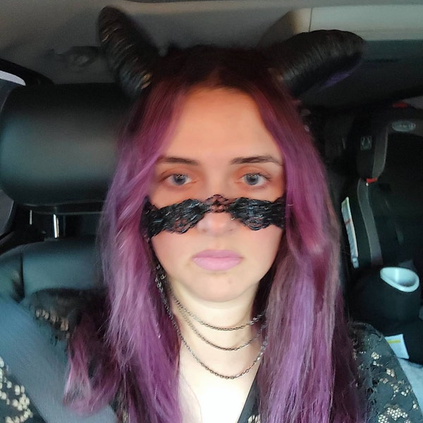 Nose Mask Face Jewelry "sika" Filigree Face Frame Halloween Mask ...