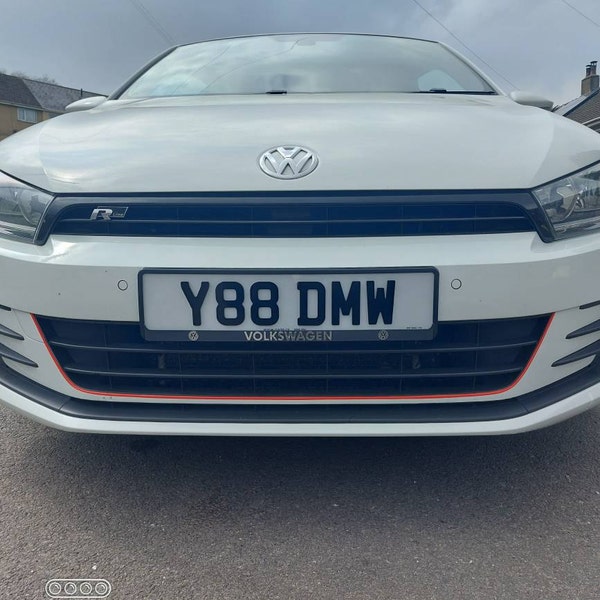 4D Number Plates Front and Rear - 3mm I 6mm I Black Border I Car I Van ...