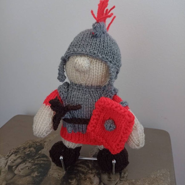 Antonius Knitting Pattern - Roman Soldier Doll - PDF Digital Download ...