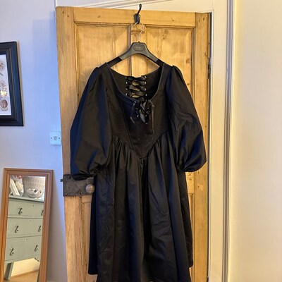 Pink Corset Dress, Pink Peasant Dress, Cottage Core Dress - Etsy