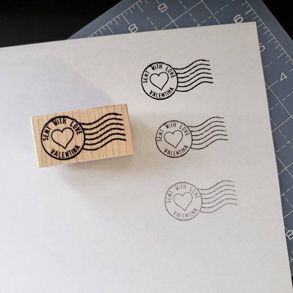 Custom Vintage Postmark, Postage Stamp Cancellation Mark Rubber Stamp ...