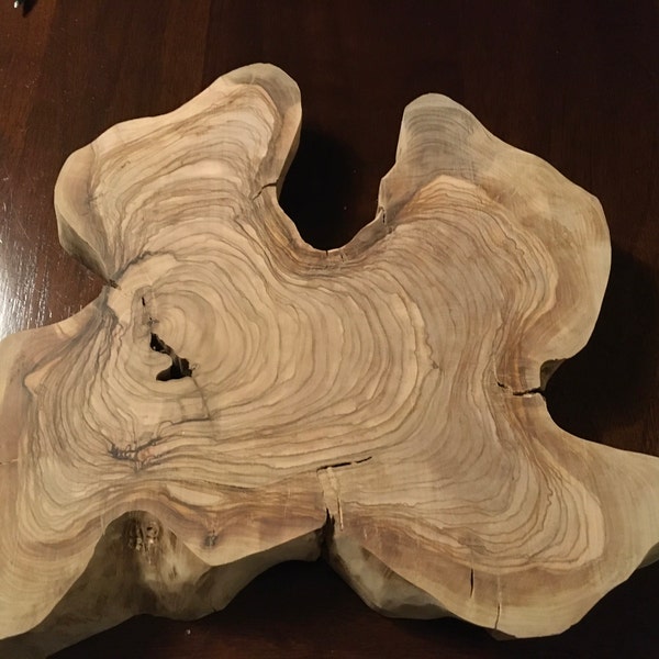 20 Olive Wood Slab, Live Edge Raw Edged Wood Art, Unfinished Live Edge ...
