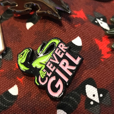Clever Girl Enamel Pin - Etsy Australia