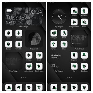 IPhone Ios 14 15 Icon Pack Android Phone App Covers Aesthetic Celestial ...