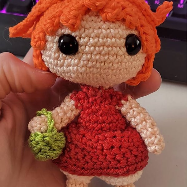 PDF: Ponyo & Sosuke Amigurumi - Crochet Pattern by Crochelandia - Etsy