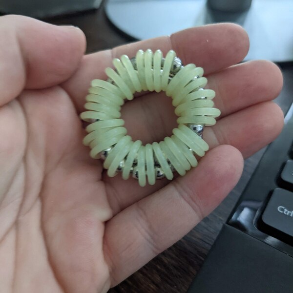 The Hyper Ring Hybrid Fidget Toy, Silicone Sensory Ring Stim Toy - Etsy
