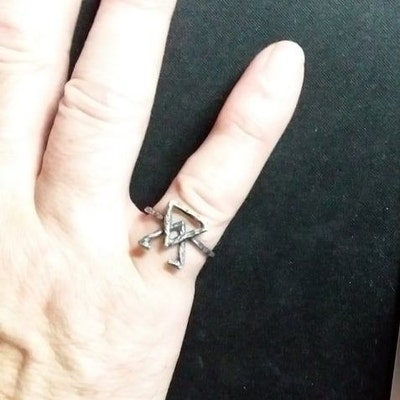 ARSENIC Ring Arsenic Symbol Alchemy Symbols Esoteric Jewelry HANDMADE ...