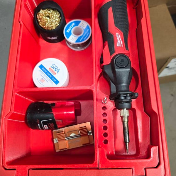 Milwaukee Packout Compact Tool Box (ammo Can) - M18 Battery Rack UPPER ...