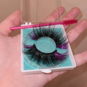Custom Colored Eyelash Strips - Etsy